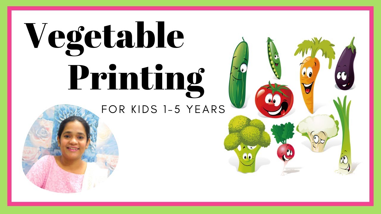 Vegetable Printing For Kids | Craft for Kids: Vegetable Printing | Easy ...