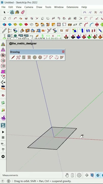 Rectangle and Rotated Rectangle Tool - Malayalam Sketchup Tutorial - YouTube