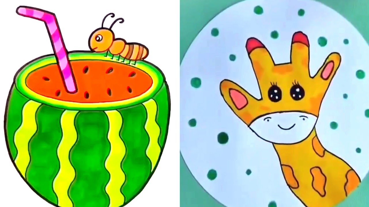 5 easy and simple drowing II Easy Drowning step by step - YouTube