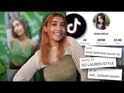 hijacking a TIKTOK FANPAGE of myself! (dovelaur)