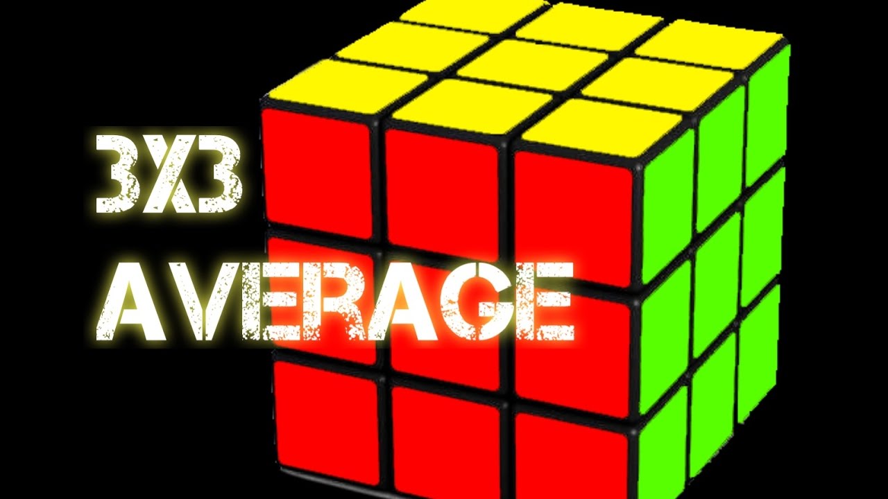 Average Time For 3x3 Rubik's Cube! - YouTube