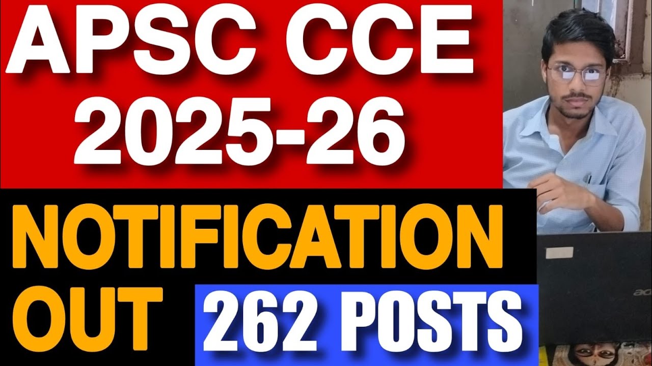 APSC 2025 NOTIFICATION OUT - YouTube