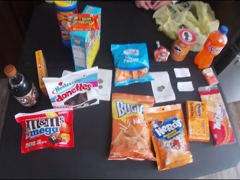 Budget Snack Color Challenge - YouTube
