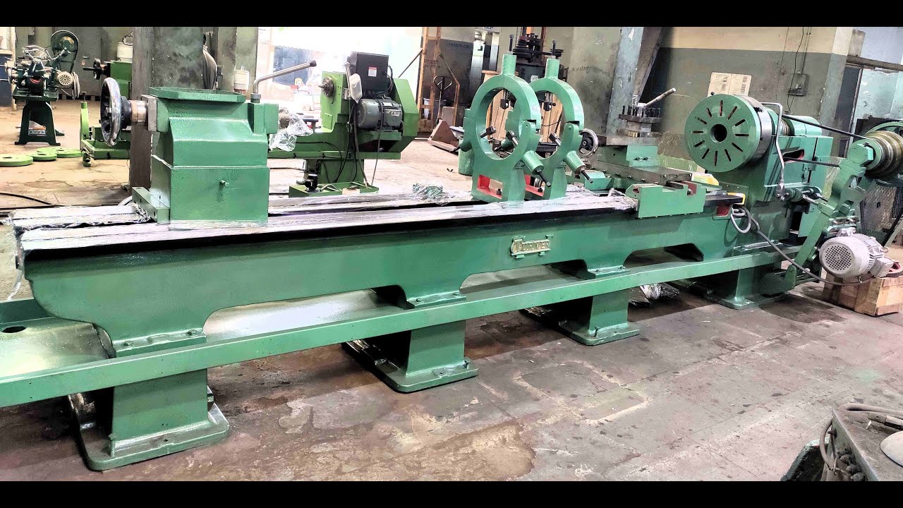 16 FEET HEAVY DUTY LATHE MACHINE MACPOWER INDUSTRIES MO: 70166 10276 ...