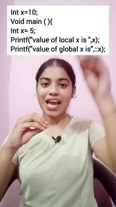 Access Global Variable With Scope Resolution Operatorshorts Education Coding Global