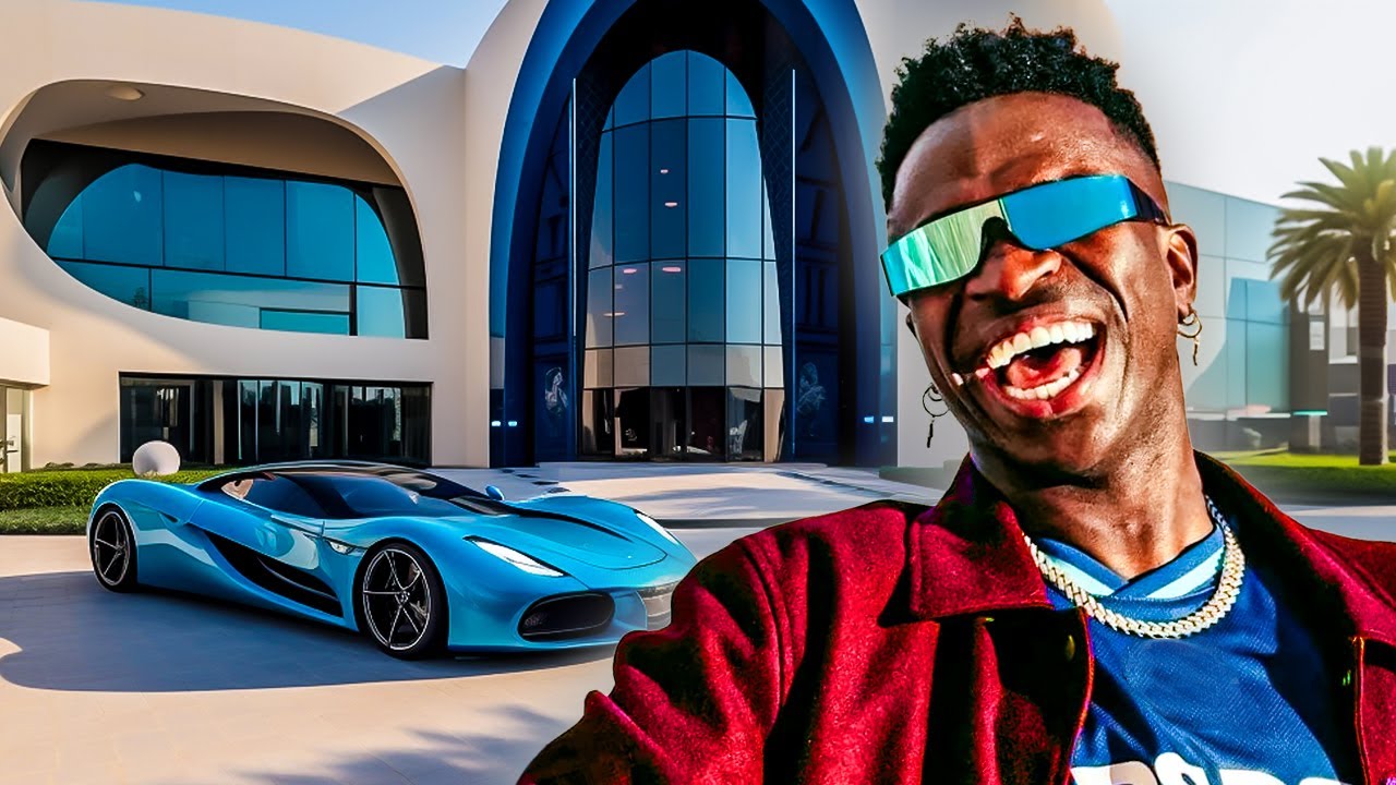 Vinicius Jr's EXTRAVAGANT Lifestyle: Cars, Mansions, Net Worth - YouTube
