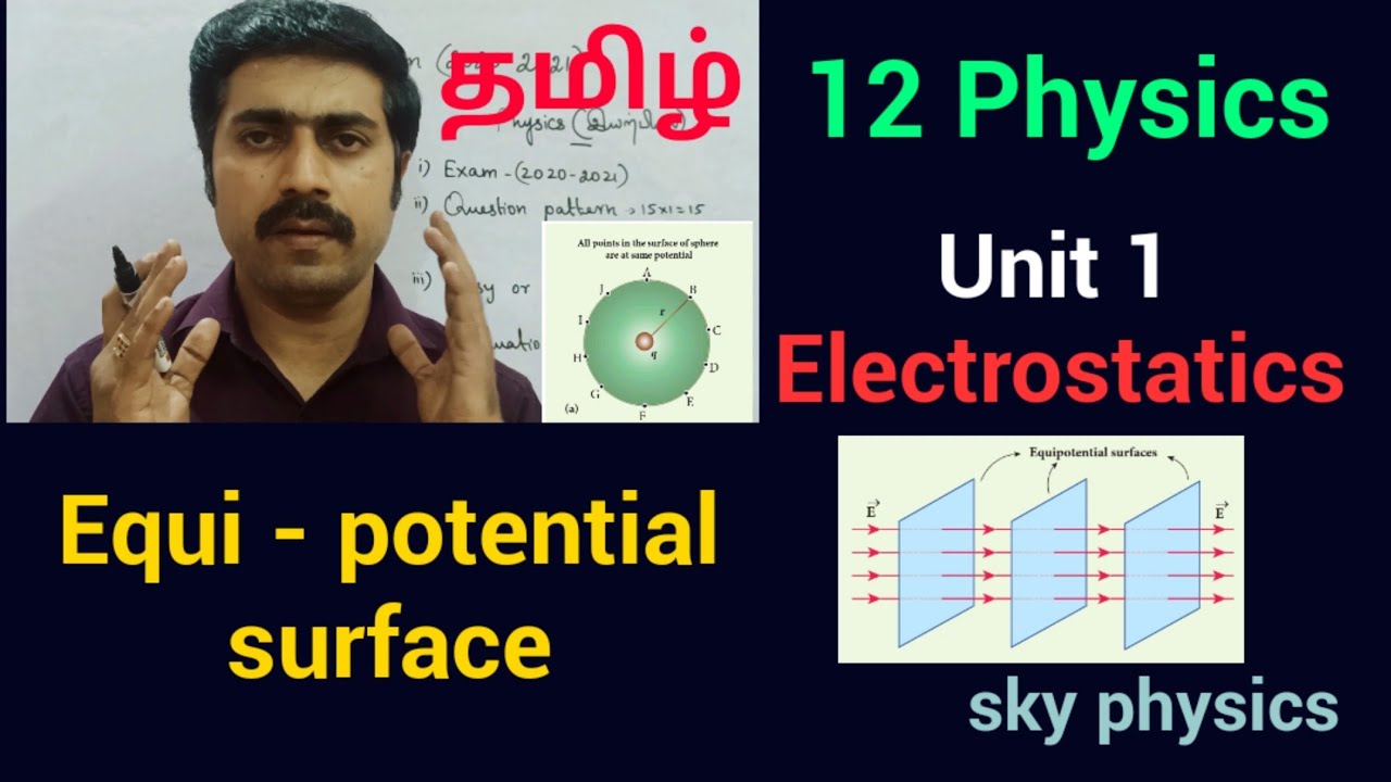 Equi potential surface || Electrostatics ||Unit 1 ||12 Physics ||Tamil ||sky physics - YouTube