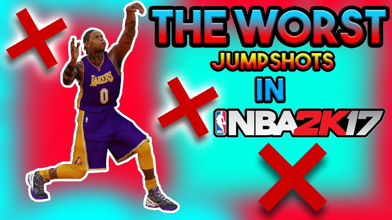WORST JUMPSHOTS IN 2K17!! JUMPSHOT CREATOR! - YouTube