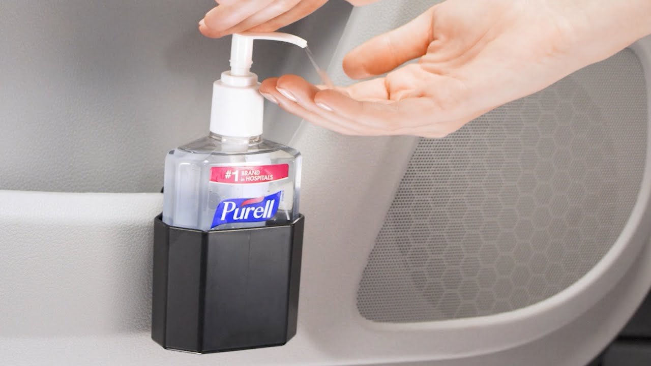 WeatherTech Door Pocket Hand Sanitizer Holder: Up-Close Look - YouTube