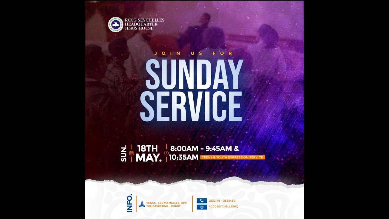 SUNDAY SERVICE | FIRST SERVICE | 18-05-2025 - YouTube