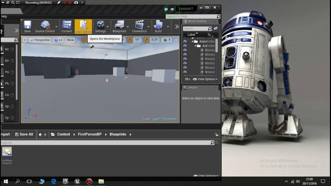 Unreal Engine 4 tutorial #12 Teleport feature basic - YouTube