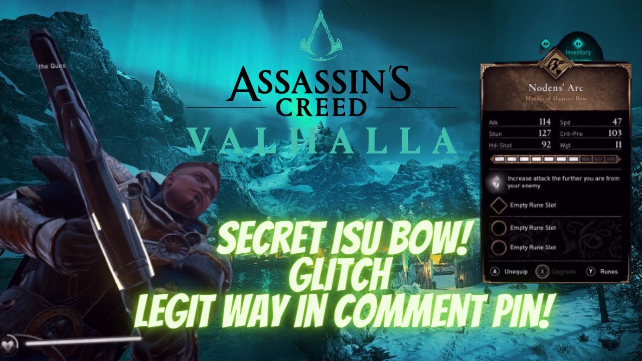 How to get the SECRET ISU BOW NODENS' ARC | LEGIT way in comments (Ac ...