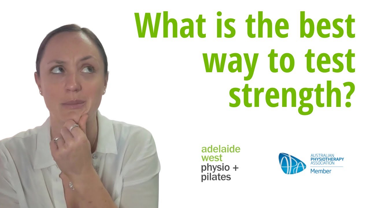 Physio strength testing without the guesswork - Adelaide Physio - YouTube