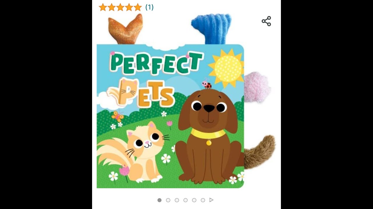 Touch-A-Tail Perfect Pets - Children's Sensory Touch and Feel Board ...