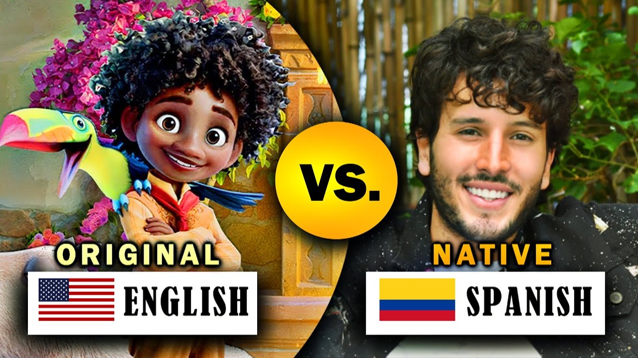 Disney Singers - ENGLISH vs NATIVE LANGUAGE (same song comparison ...