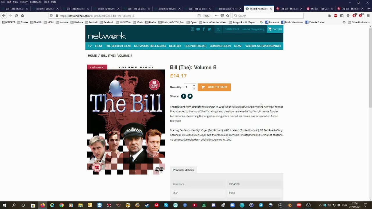Comparing Prices of The Bill DVD sets Network and Via - YouTube