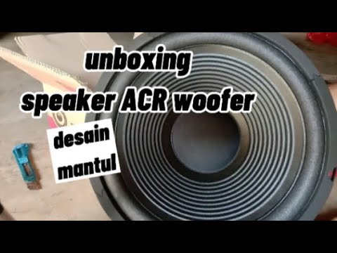 ACR 10 inch!!! (UNBOXING) acr 10"C-1018-W .300W - YouTube