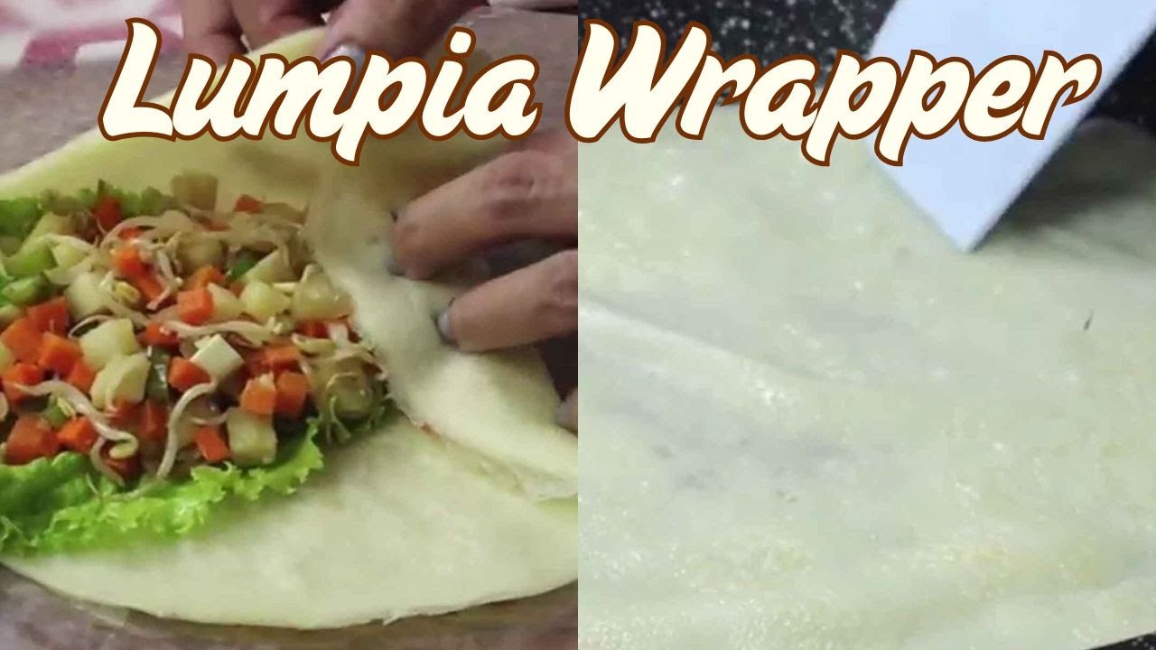How to Make Lumpia Wrapper | Super Easy | Crepe - YouTube