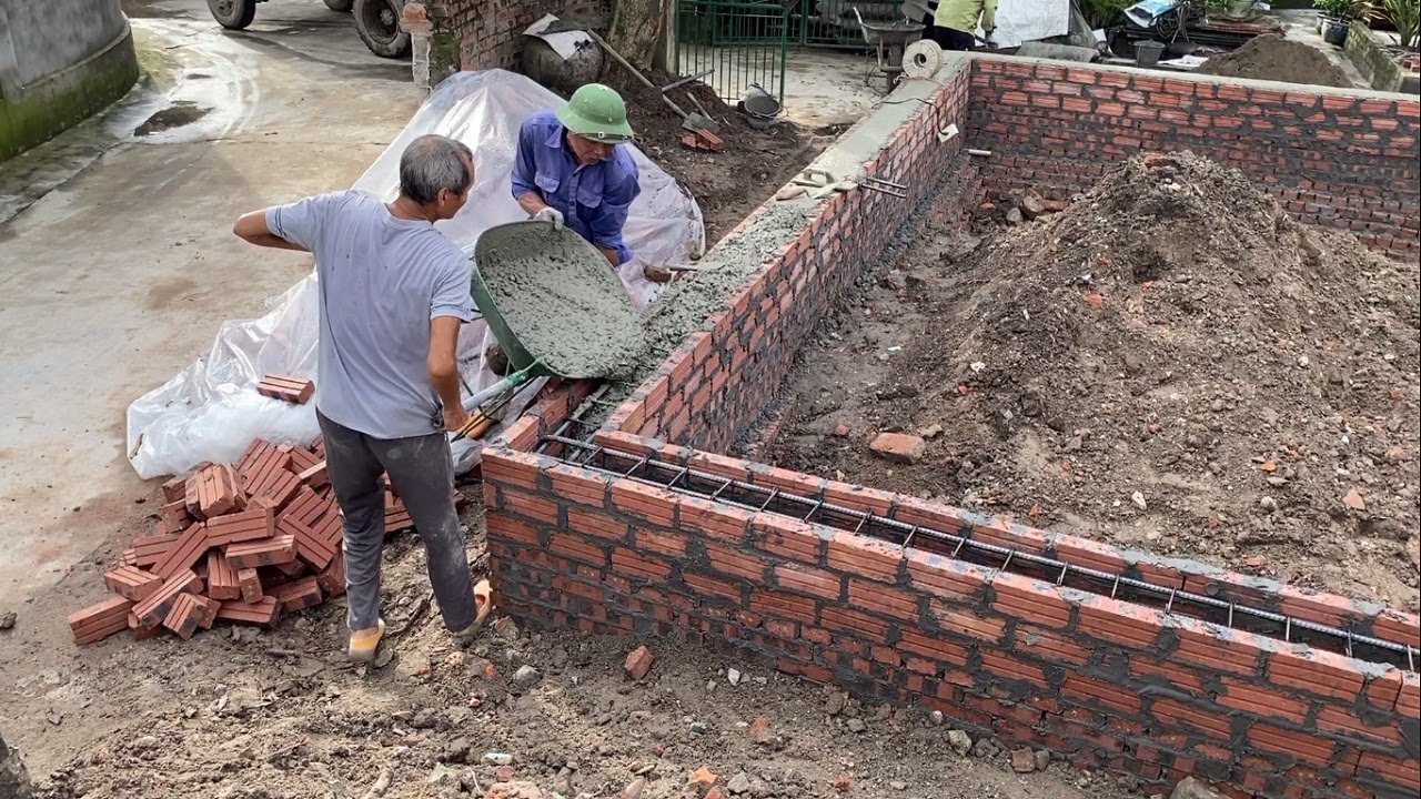 Amazing Construction Reinforced Concrete Kitchen Foundations According ...