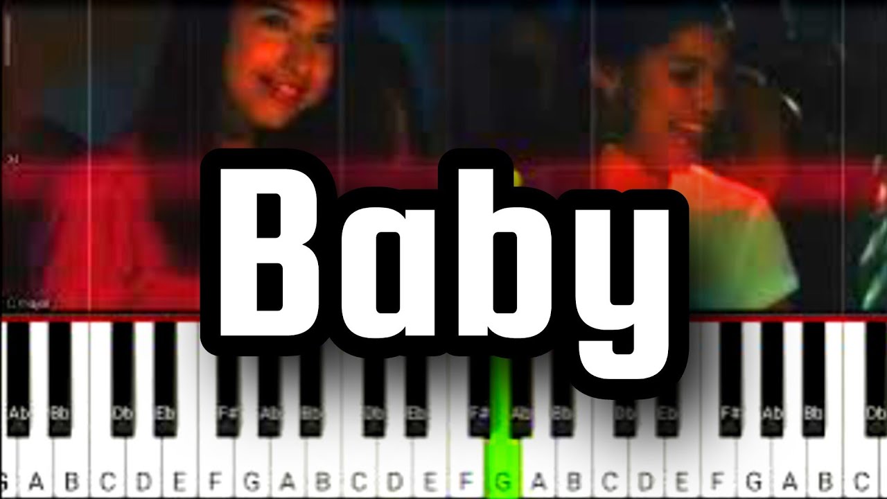 Baby | Easy Piano Tutorial | Guitar Tab #tiktok | Justin Bieber Slowed ...