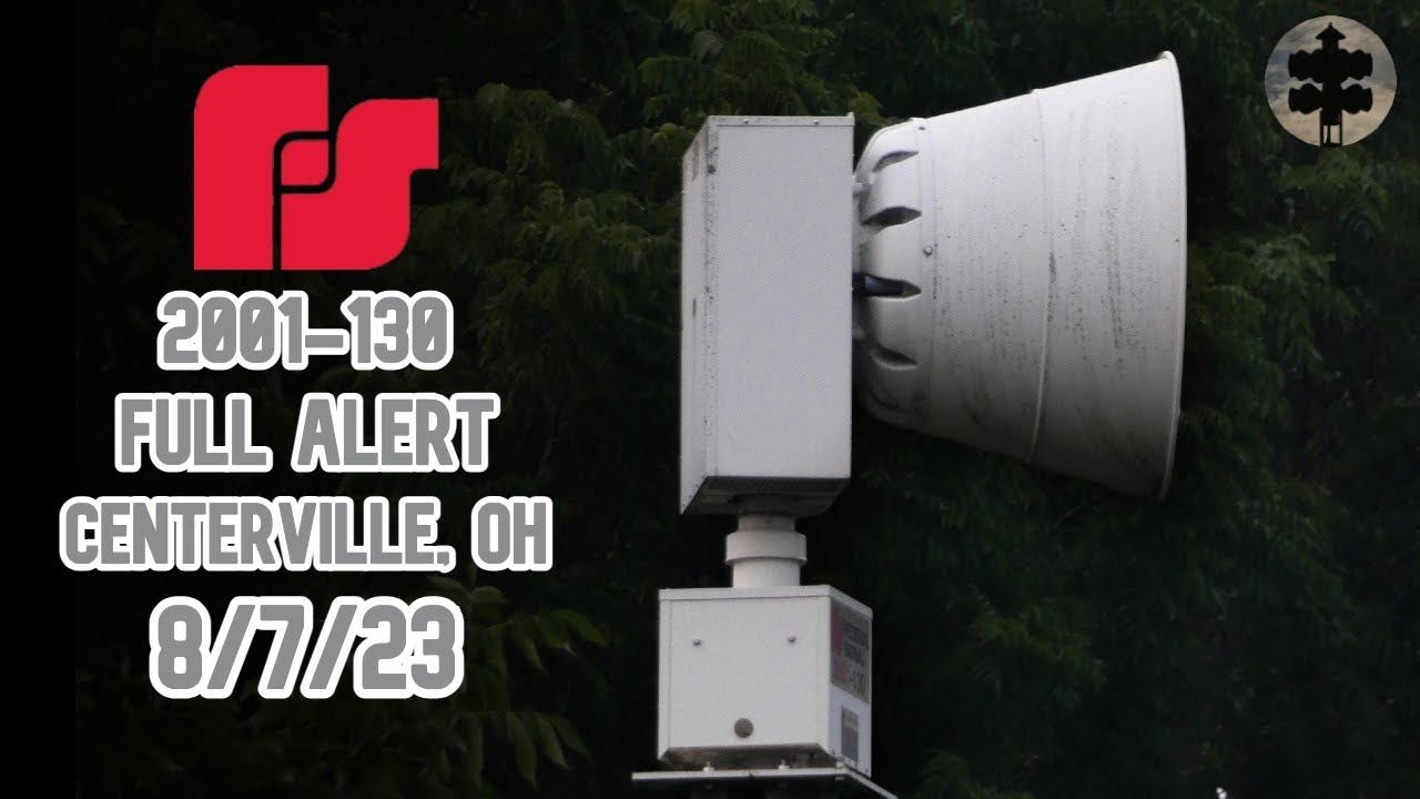 FS 2001-130 Siren Test | Full Alert | Centerville, OH - YouTube
