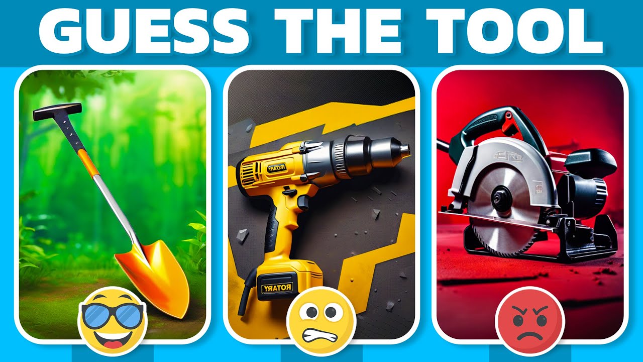 Tool Time: Construction Gear Guessing Game - YouTube