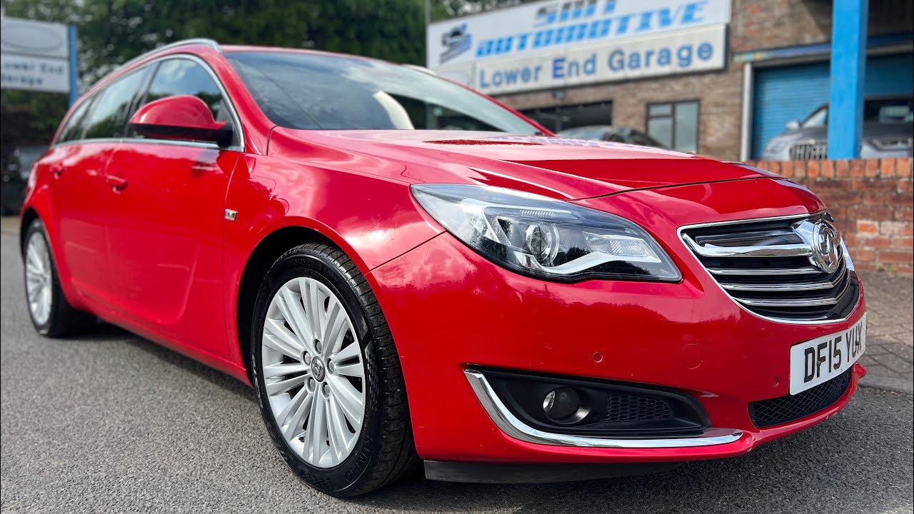 2015 Vauxhall Insignia 2.0 CDTi ecoFLEX Tech Line Power Red 5dr Estate ...