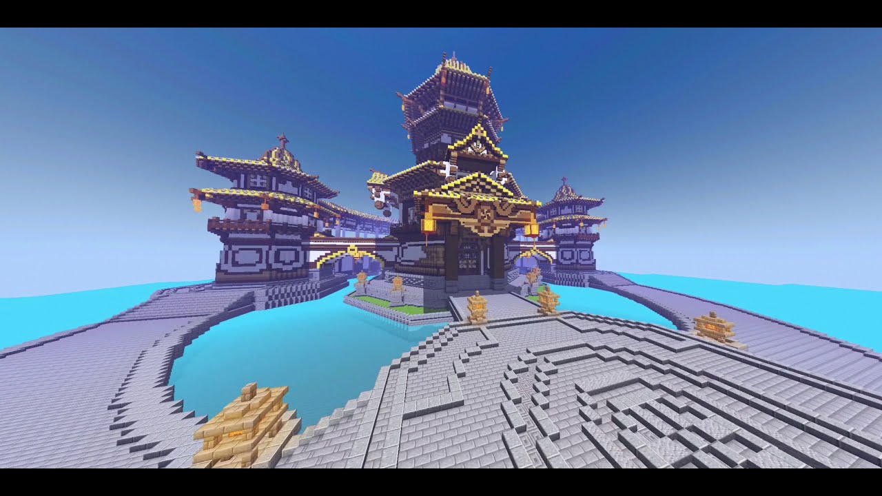 I rebuild the Jade Chamber from Genshin Impact in Minecraft （part 1） 群玉阁重建计划 （第一期） - YouTube