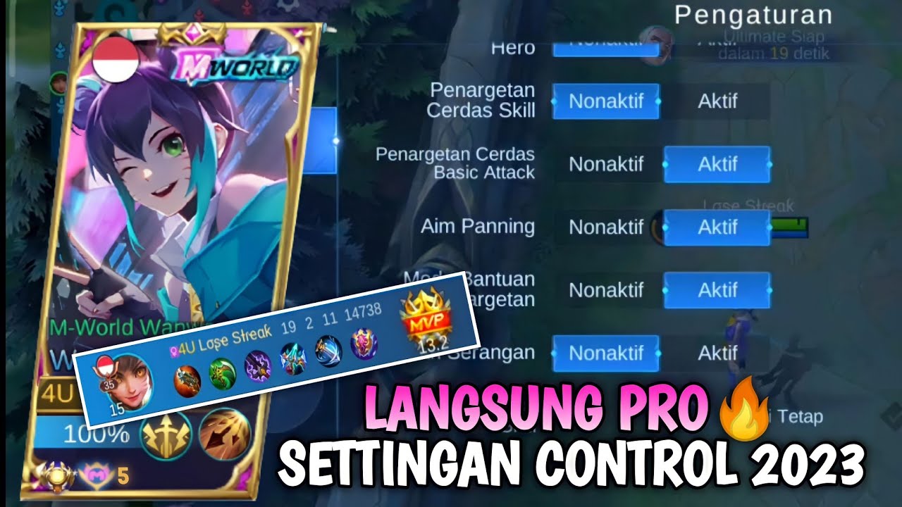 Settingan Kontrol Hero Wanwan Auto Victory 2023 | Wanwan Best Build 2023 - YouTube