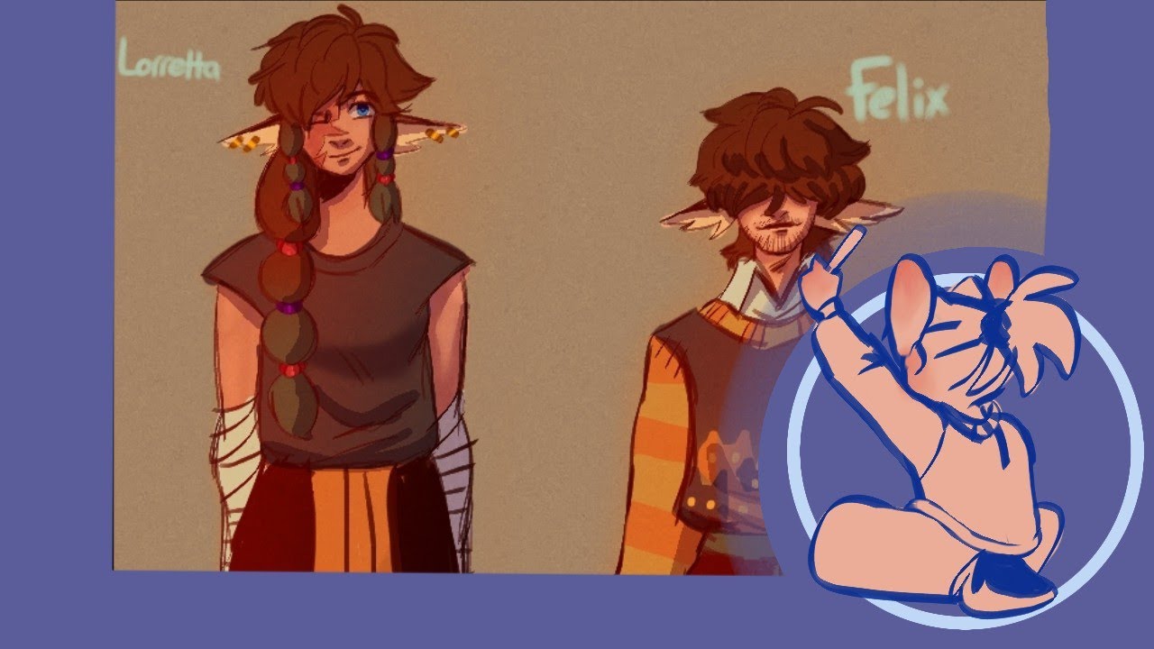 Loretta and Felix | oc speedpaint | read description - YouTube