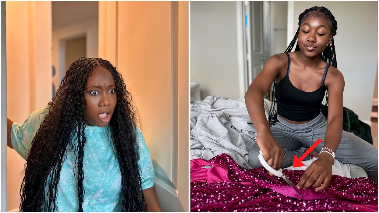 Girl RUINS Her PROM DRESS To Get A NEW Dress, She Instantly Regrets It ...