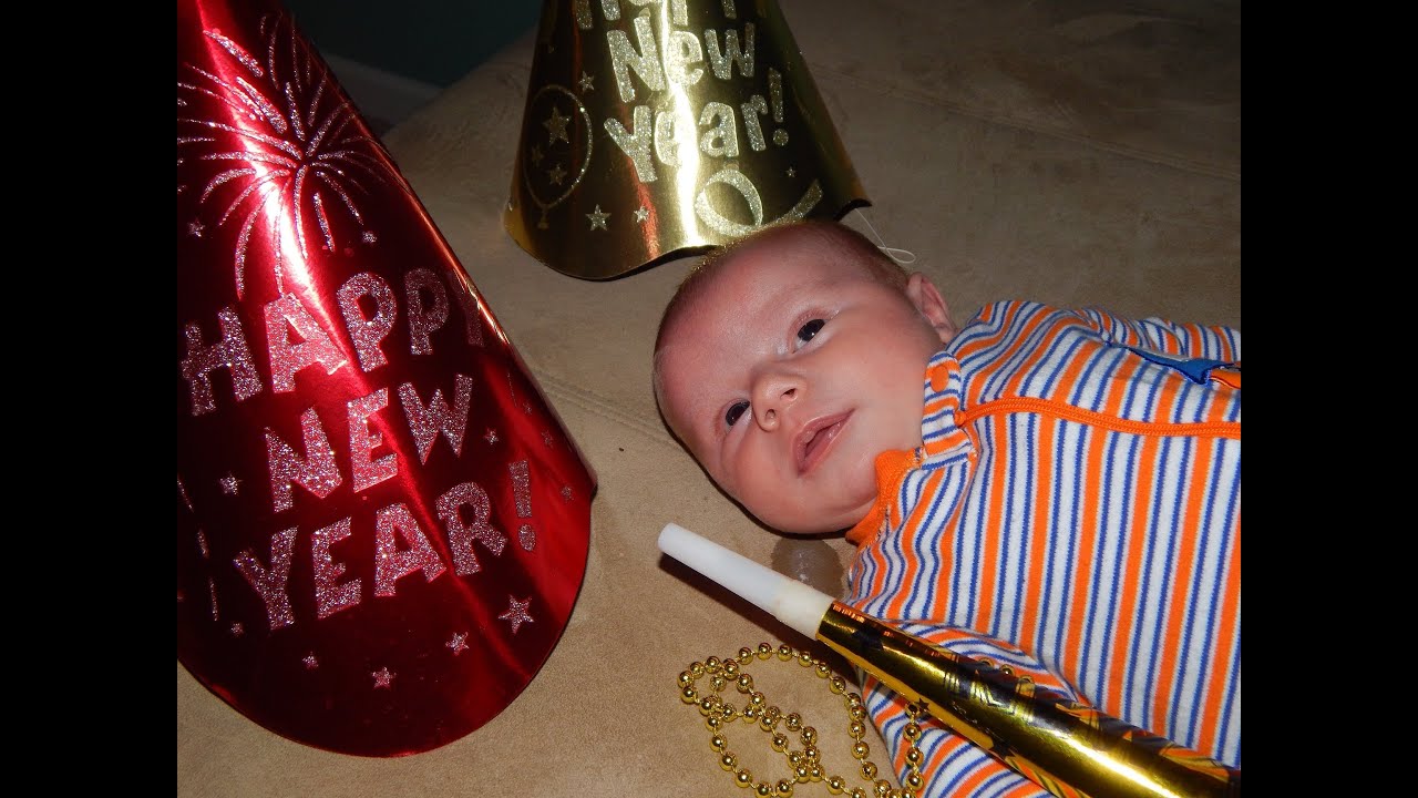 WEEK 4: Baby partying hard on New Years Eve - YouTube