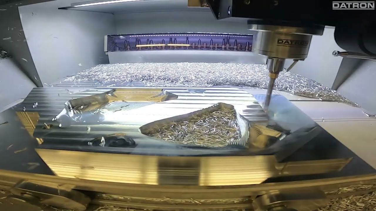 DATRON neo and M8Cube Mill Frame Rail for Valkyrie BattleBot - YouTube