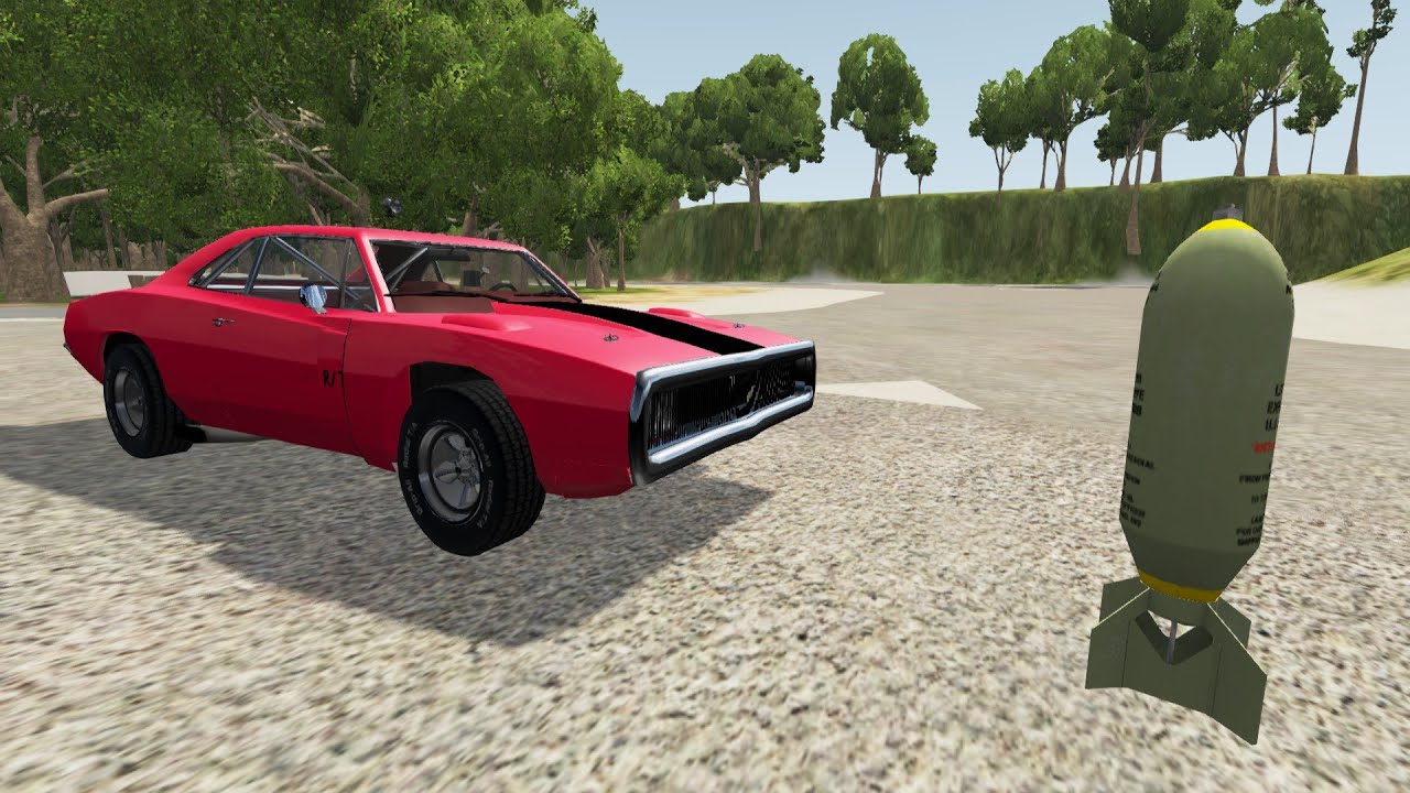 Cars vs Nuclear Bombs - BeamNG Drive - YouTube