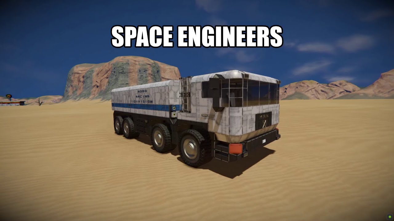 Space Engineers Ep80 1995 MAN TGS 8x8 RRD Support Truck - YouTube