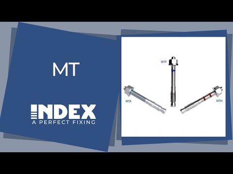 MTA - Anclaje macho para cargas altas - Eje zincado - indexfix.com