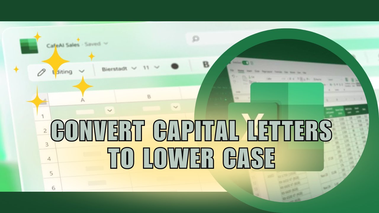 How to Quickly Convert Capital Letters to Lower Case on Microsoft Excel ...