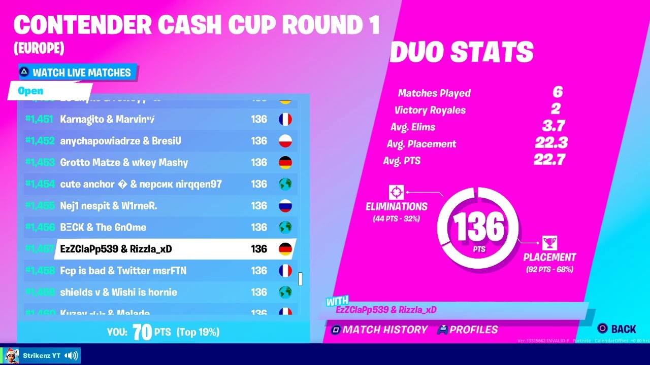 Contender cash cup. again!!! - YouTube