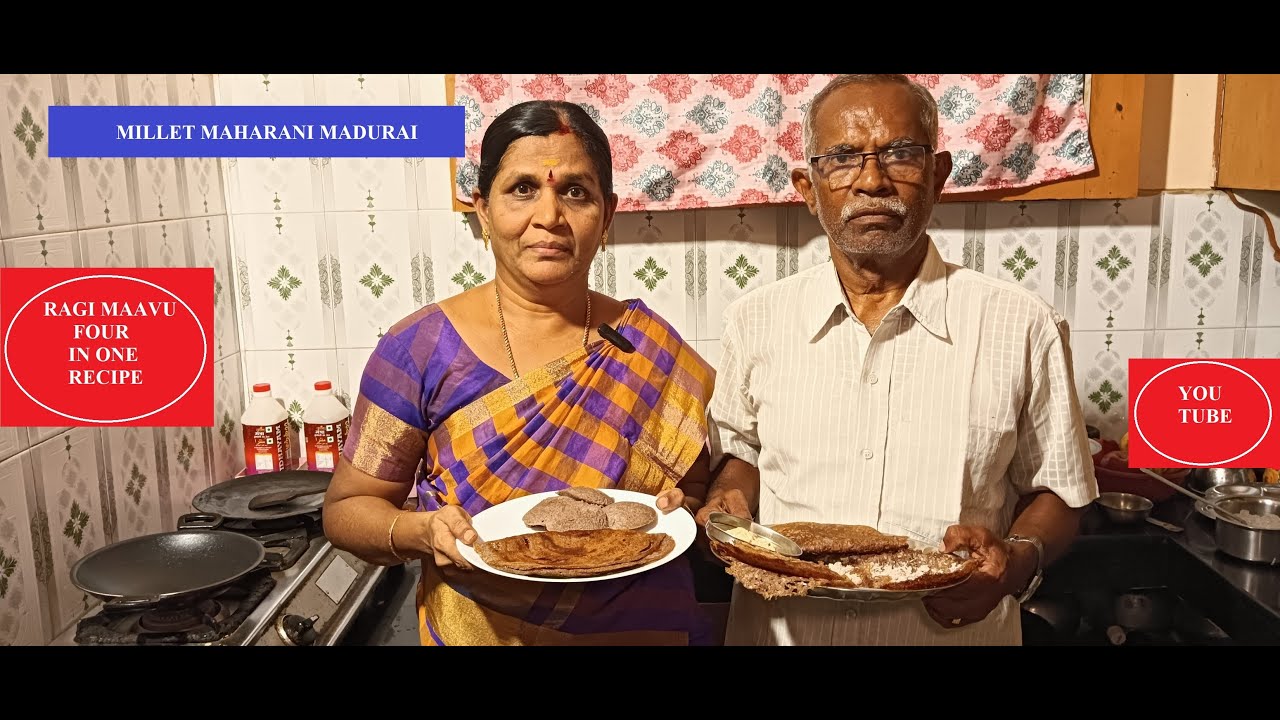 Ragi Maavu - Four in one recipe/Millet Maharani Madurai - YouTube