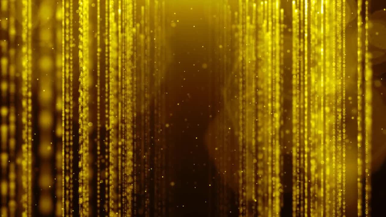 Golden Rain Stock Motion Graphics - YouTube