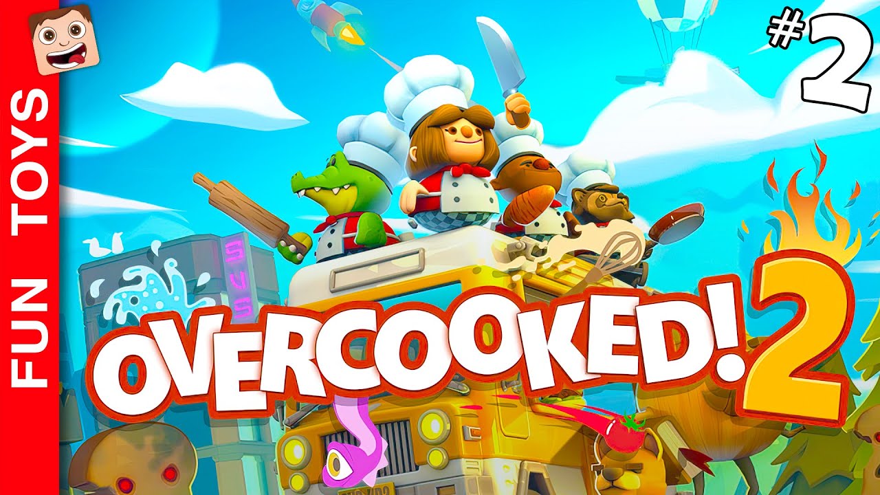 OVERCOOKED 2 - Cozinhando LOUCAMENTE no BATALHA em FAMÍLIA, Será que ...