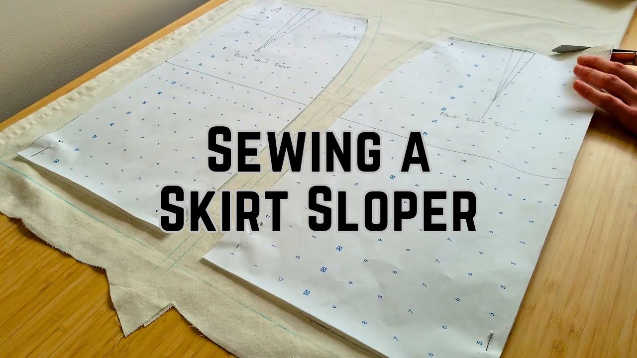 How to Make a Skirt Sloper - YouTube