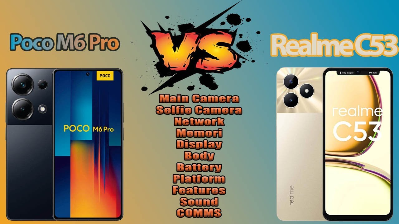 Poco M6 Pro Vs Realme C53 - YouTube