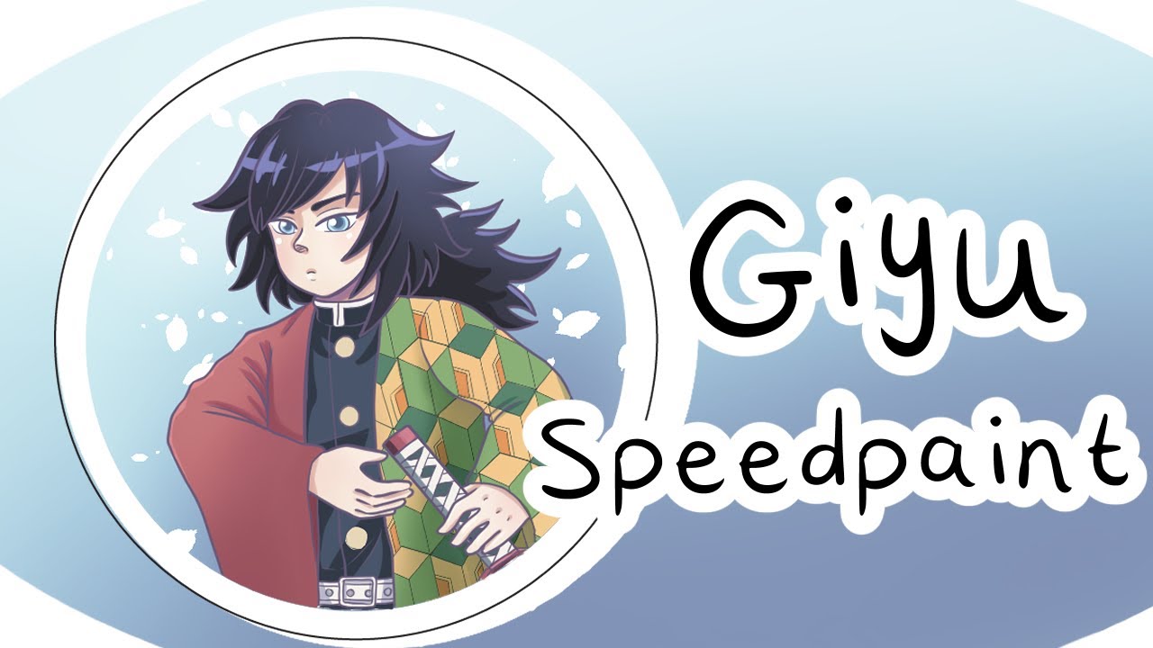 Demon Slayer: Giyu! Coloring My Art! Fanart Speedpaint! - YouTube