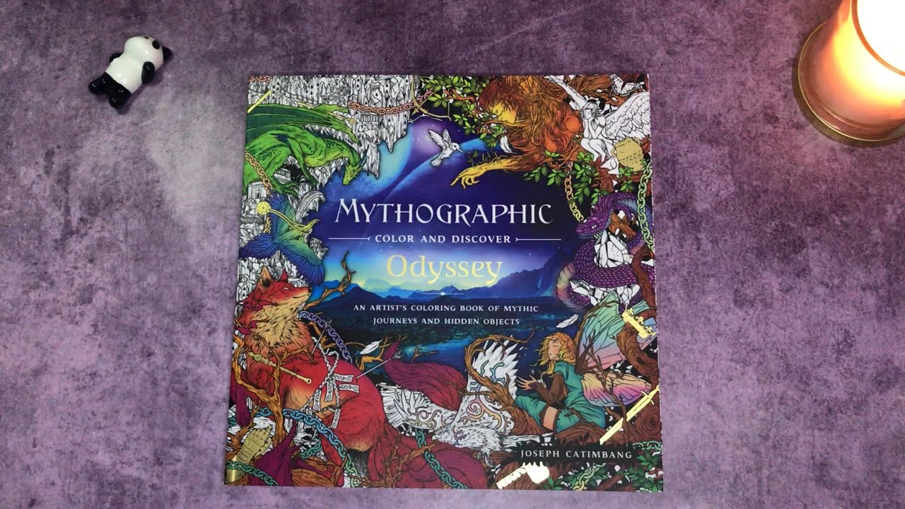 Полистаем? Обзор раскраска Mythographic Color and Discover: Odyssey by ...