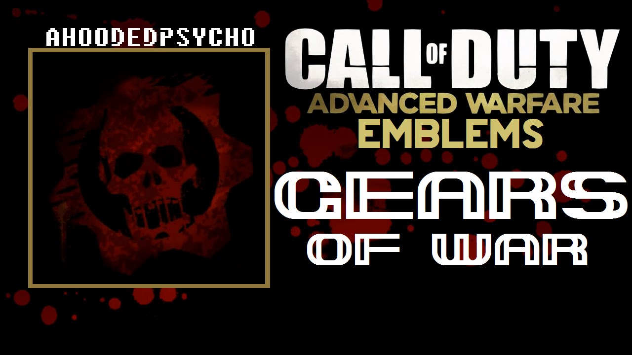 Gears of War Crimson Omen COG - COD Advanced Warfare Emblem Tutorial ...