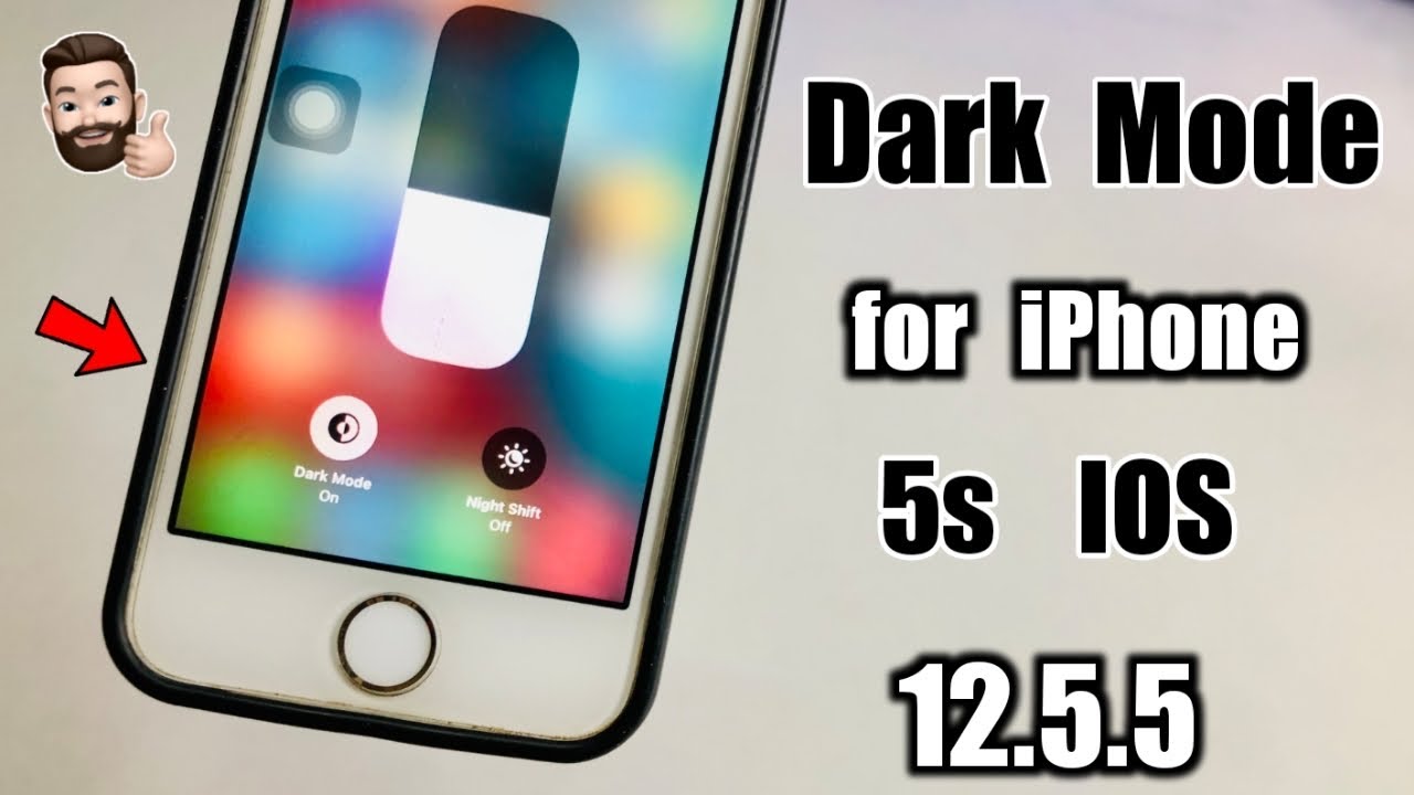 Dark Mode for IOS 12.5.5 - Simple Method - YouTube