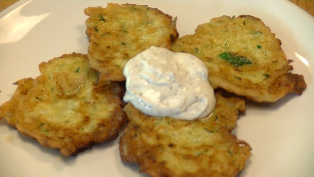 Placki z cukinii, KitchenBook - YouTube
