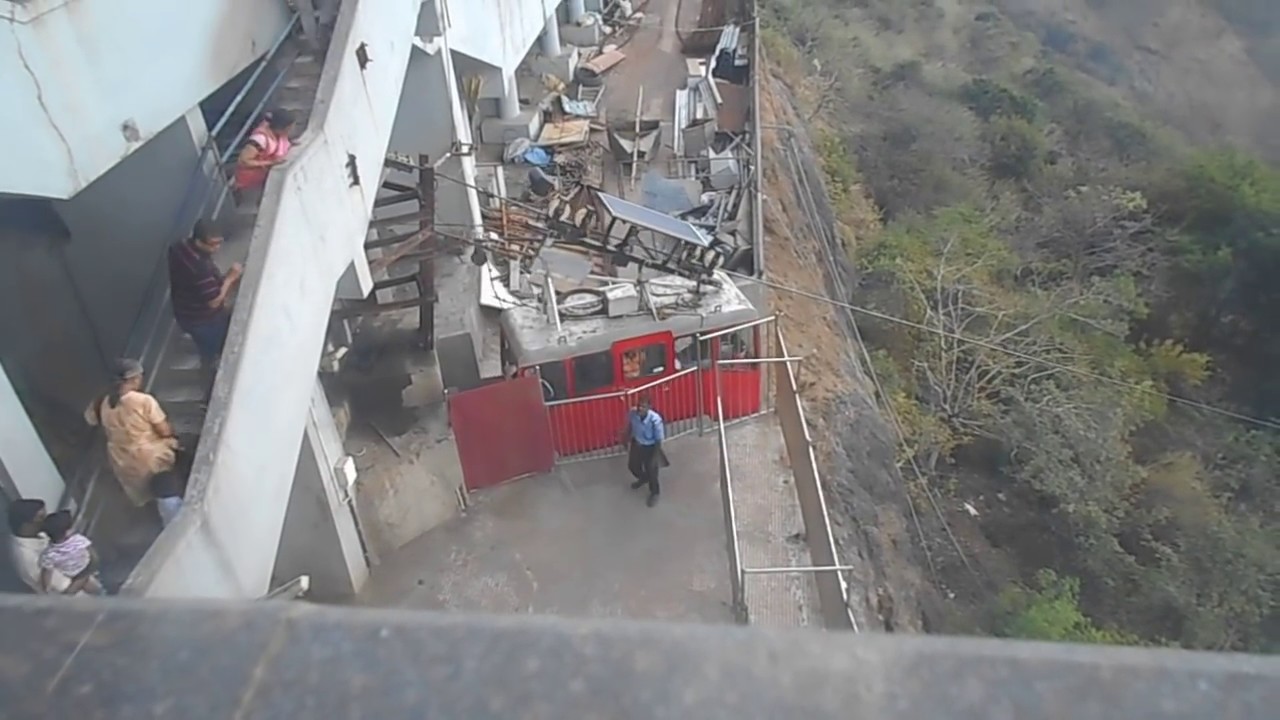 Ropeway Service 1- Jivdani Mandir, Virar, - YouTube