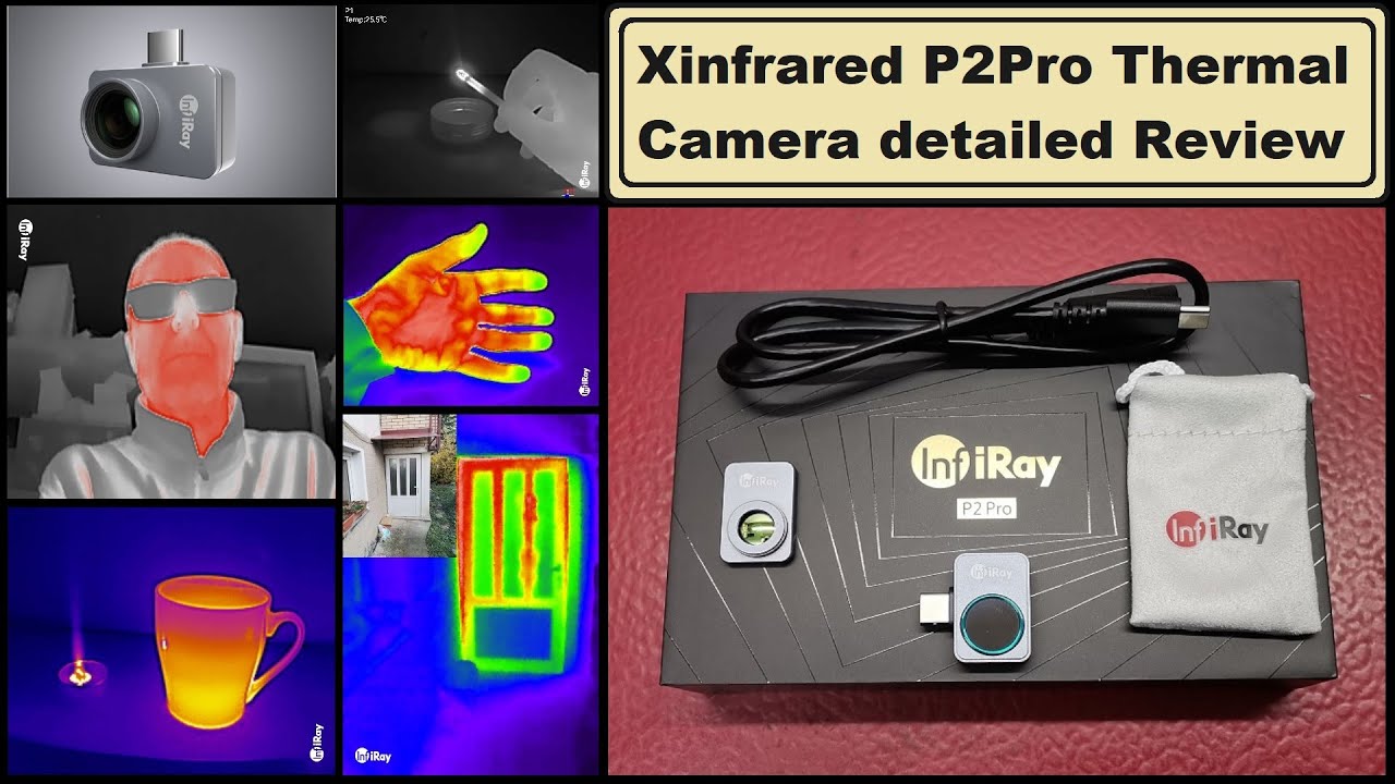 InfiRay Xinfrared P2 pro thermal camera detailed Review - YouTube
